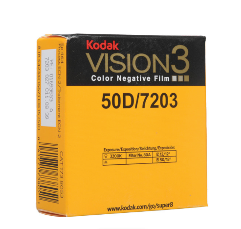 Kodak VISION3 50D Color Negative Film (Super 8, 50 ft. Roll #5203/720 ...